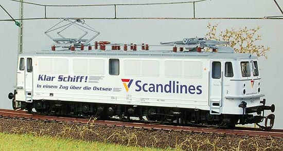 Kuehn Electric locomotive BR 109 "Scandlines" of GVG - EuroTrainHobby