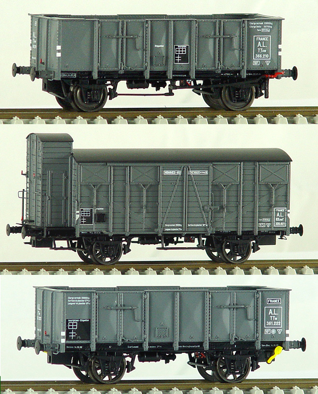 LS Models Set of 3 Freight cars - EuroTrainHobby