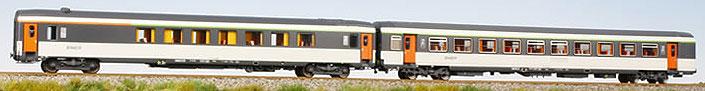 LS Models Set of 2 Passenger cars 2nd class Corail - EuroTrainHobby