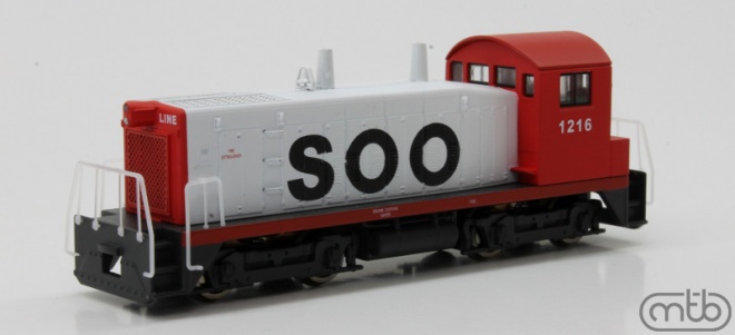 MTB Diesel locomotive SW-1200 SOO-Line with running number 322 ...