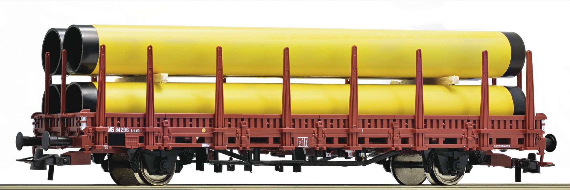 Roco Flat car loaded with pipes - EuroTrainHobby