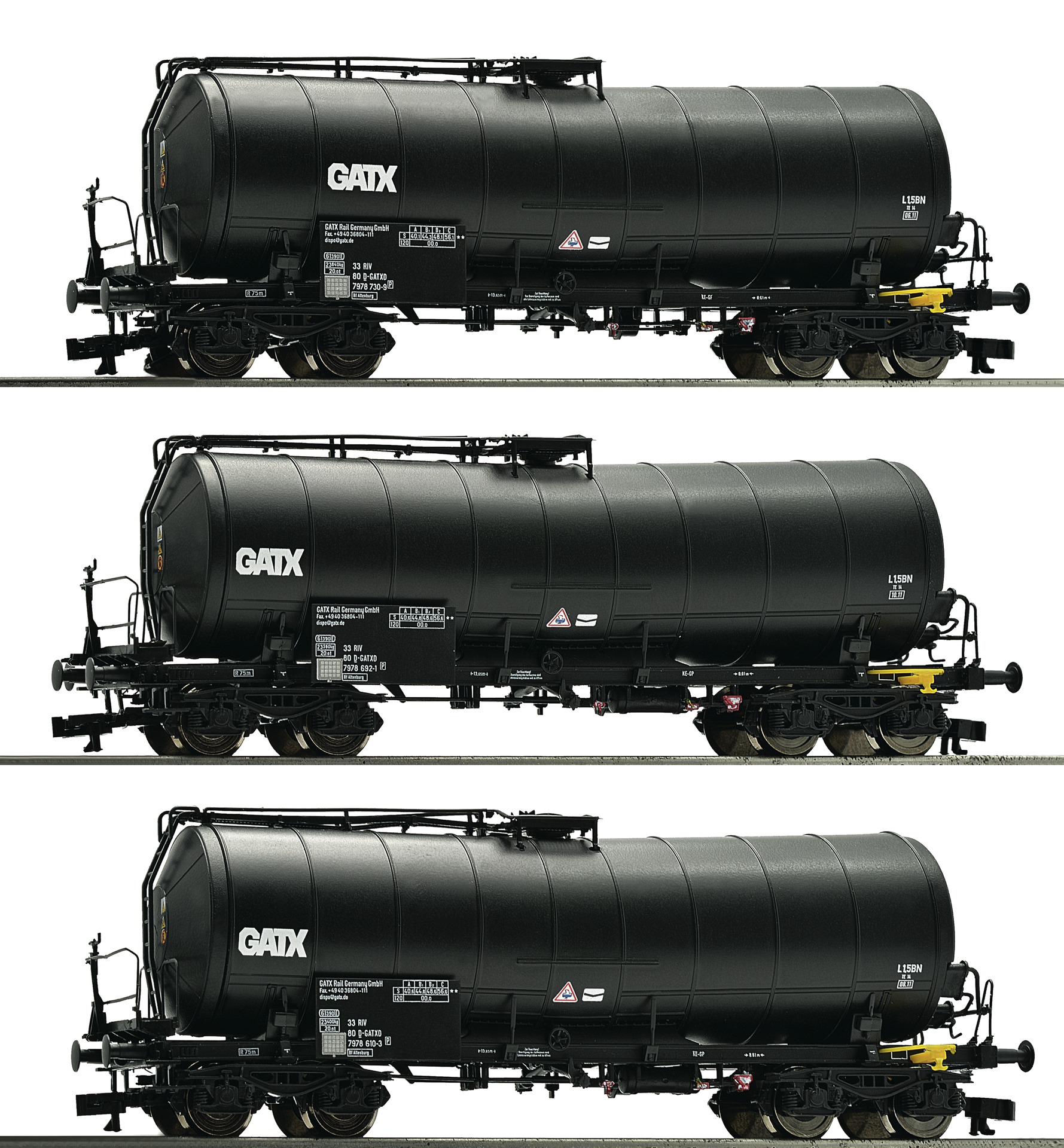 Roco Set of 3 Tank cars GATX - EuroTrainHobby
