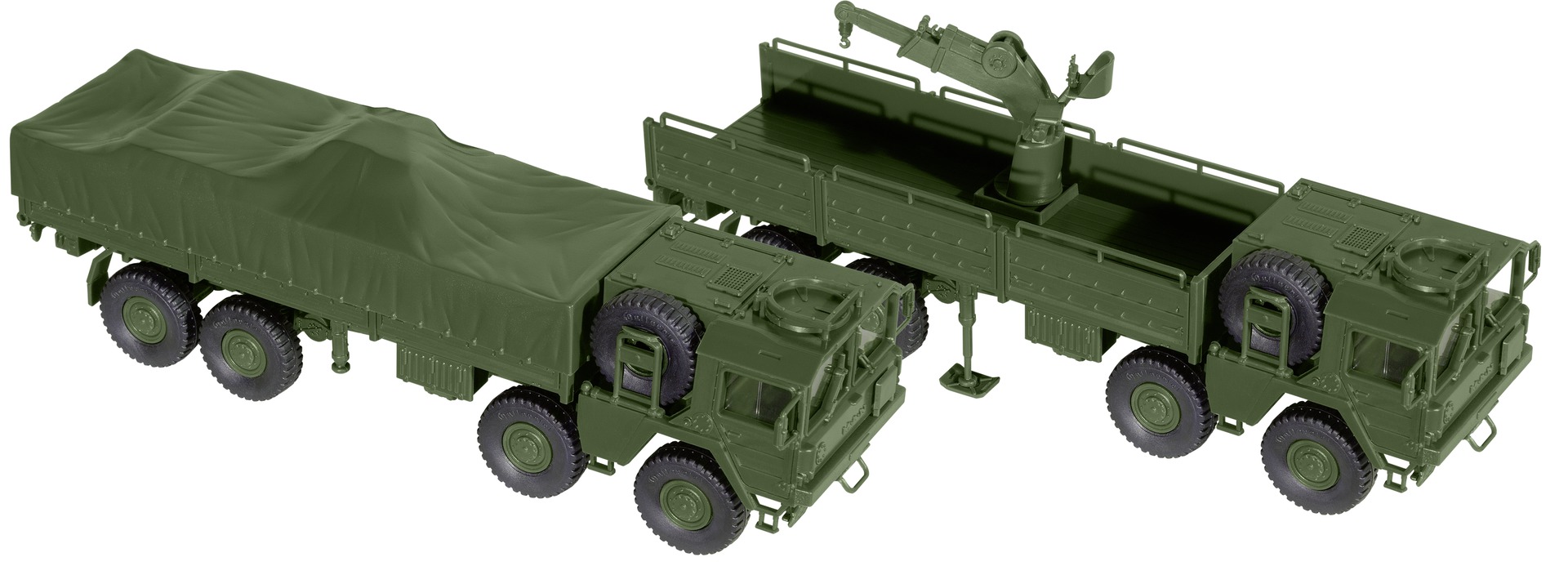 Roco Truck MAN 454/464 with Atlas Weyhausen loading crane kit ...