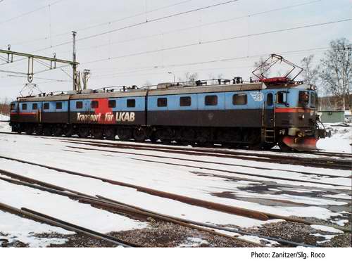 Roco Electric locomotive LKAB type Dm3 serie 1201 with Digital Sound ...