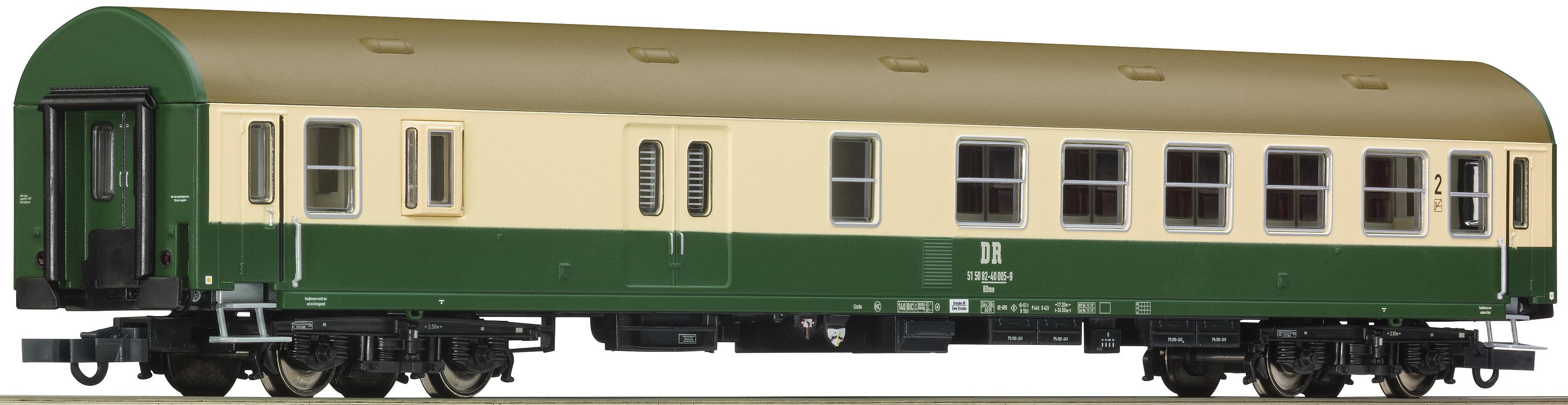 Roco Passenger car type YB70 2nd class with baggage compartment ...