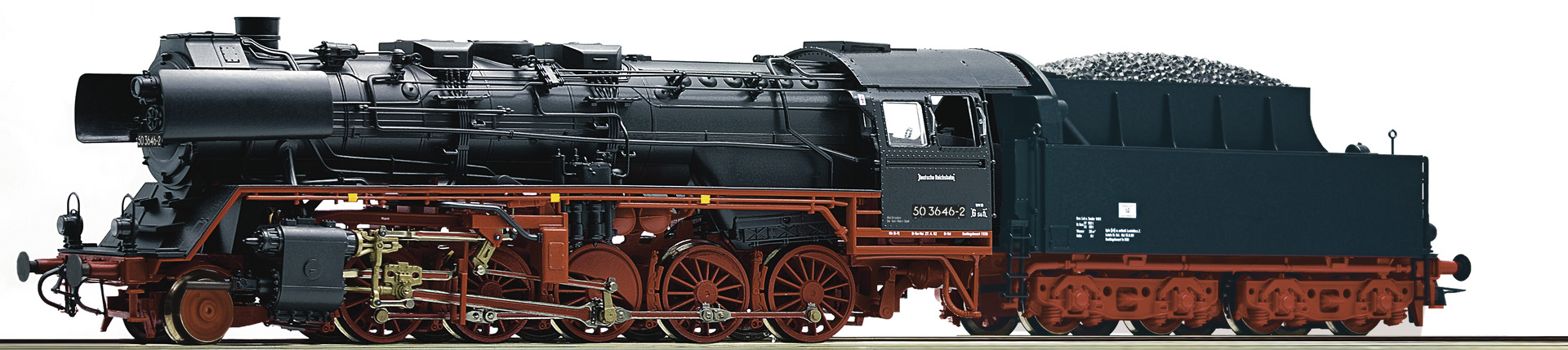 Roco Steam locomotive 50 3646 Digital with Sound - EuroTrainHobby