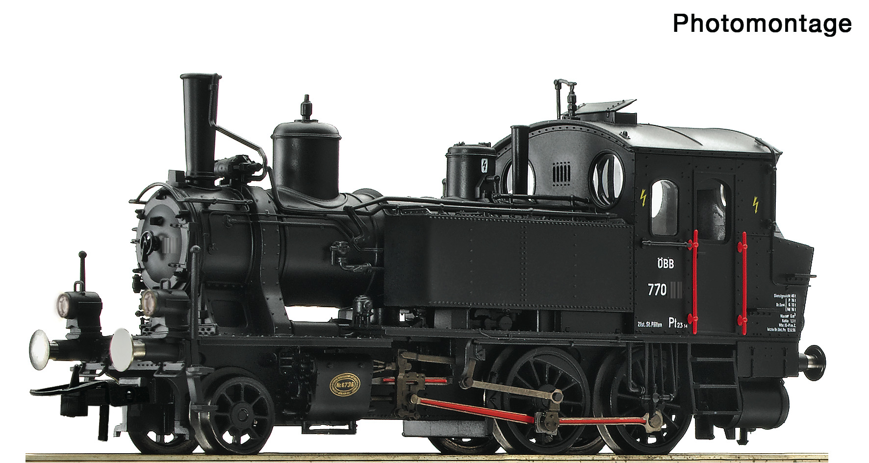 Roco Steam locomotive class 770 Digital with Sound - EuroTrainHobby