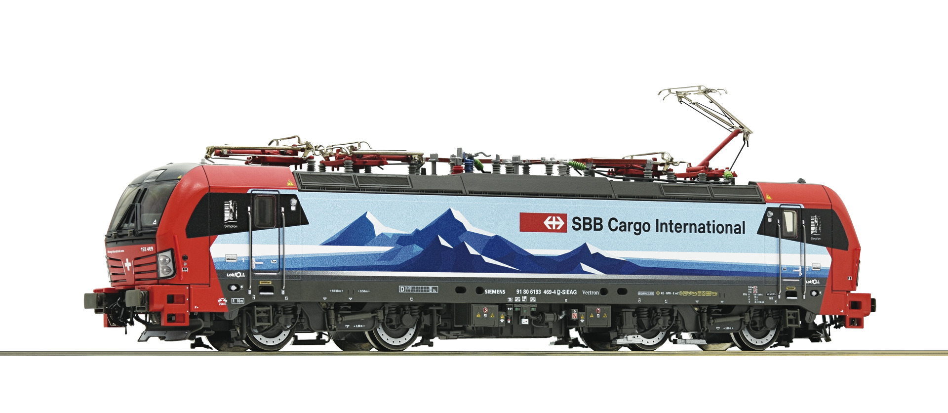 Roco Electric locomotive class 193 Simplon - EuroTrainHobby