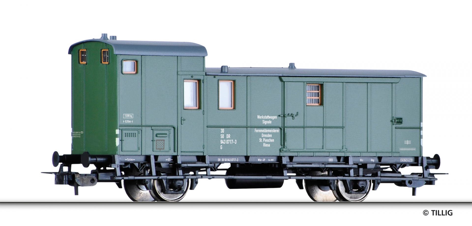 Sachsenmodelle Railroad maintenance car - EuroTrainHobby